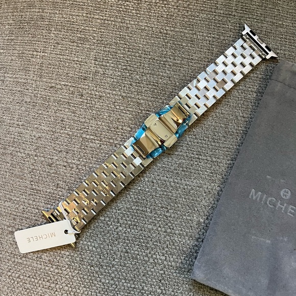 Michele | Accessories | Gorgeous Michele Two Tone Band With Apple Watch ...